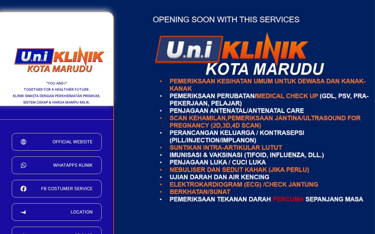 U.n.i KLINIK Kota Marudu